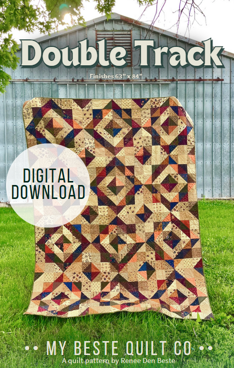 Double Track from My Beste Quilt Co *Digital Download – Off the Rails Quilting