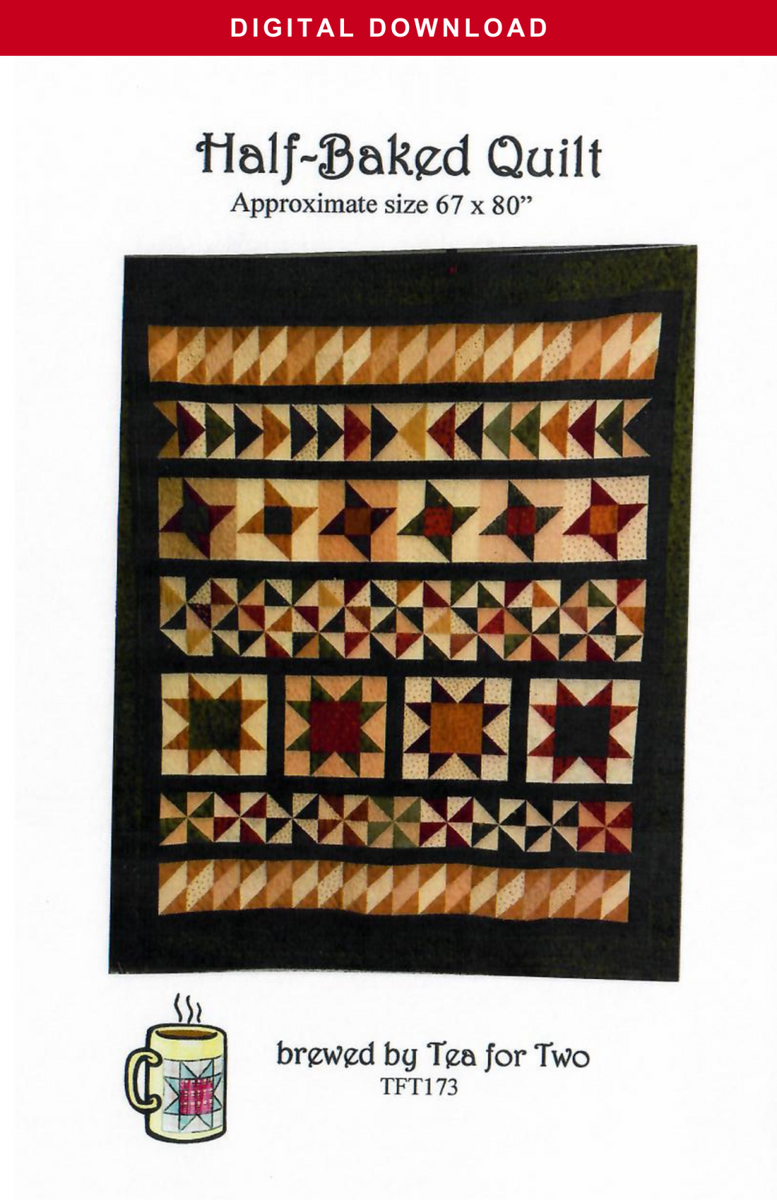 Half Baked Quilt Digital Download – Off the Rails Quilting