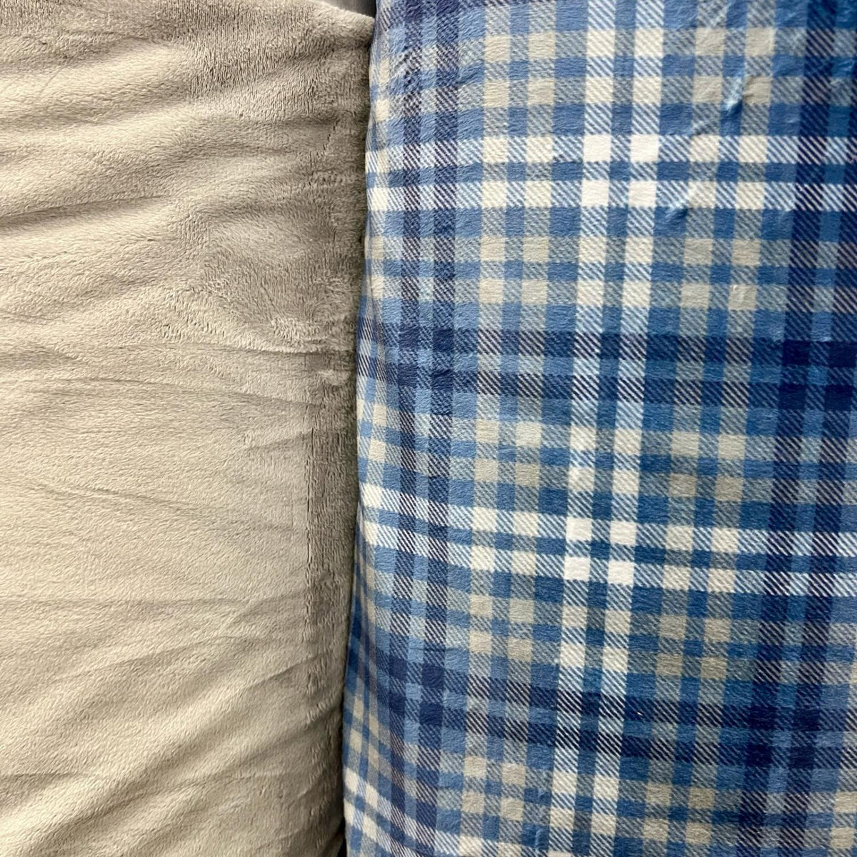 Blue Check Cuddle Throw Bundle – Off the Rails Quilting