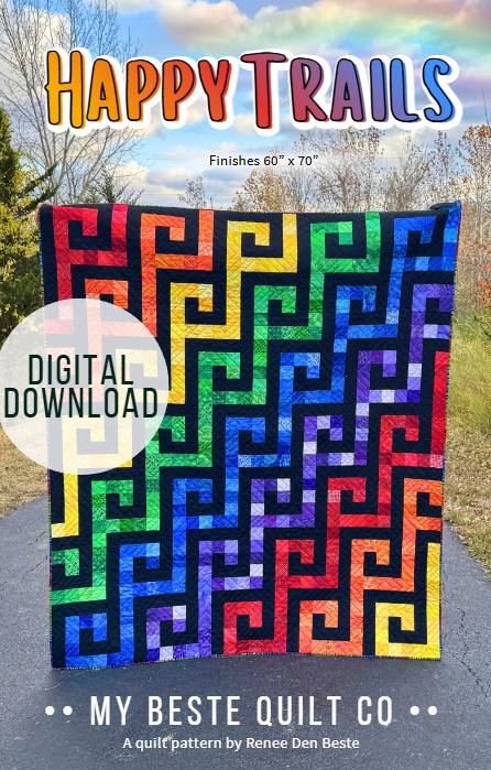 Happy Trails Digital Download – Off the Rails Quilting