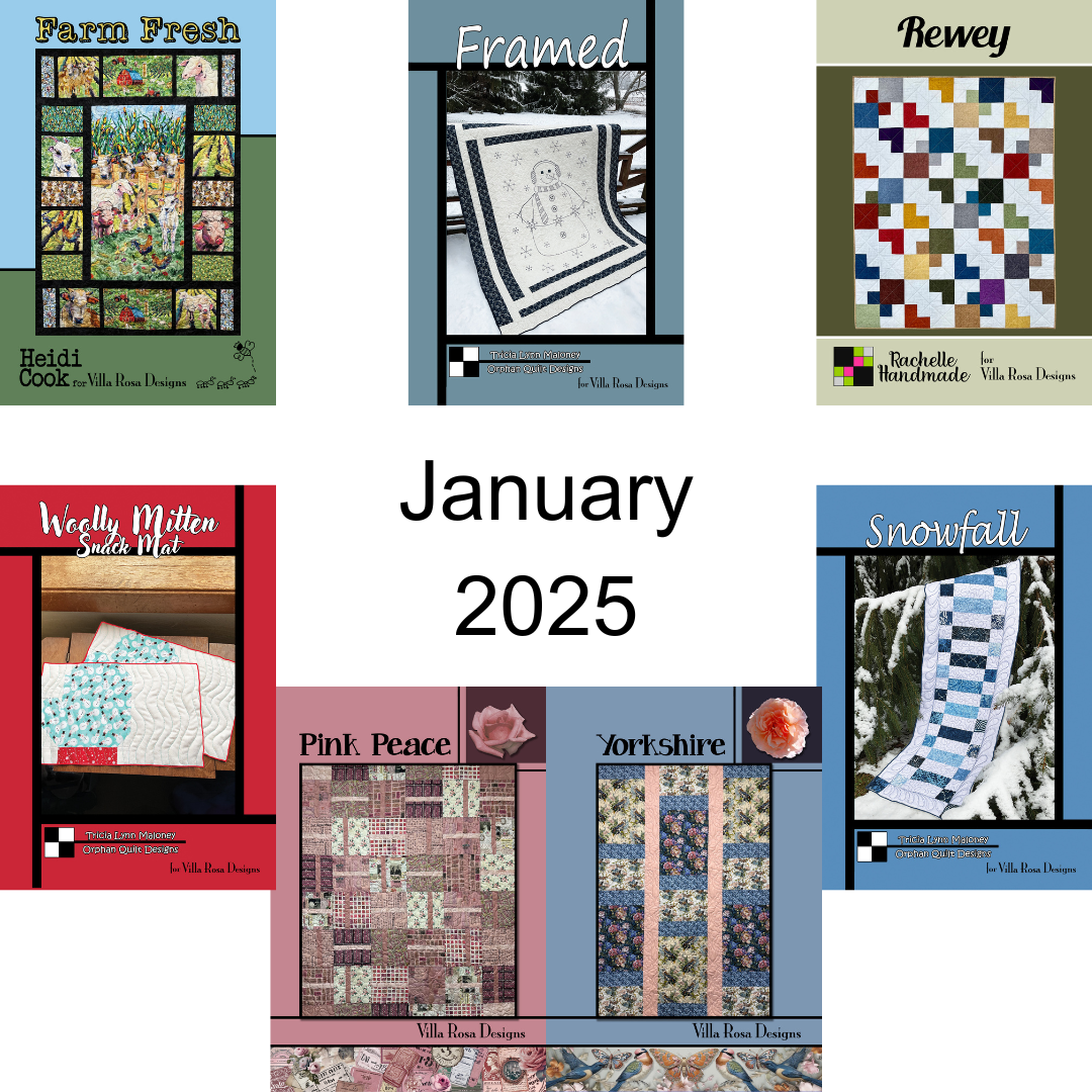 January 2025 New Villa Rosa Pattern Bundle *Digital Download – Off the ...
