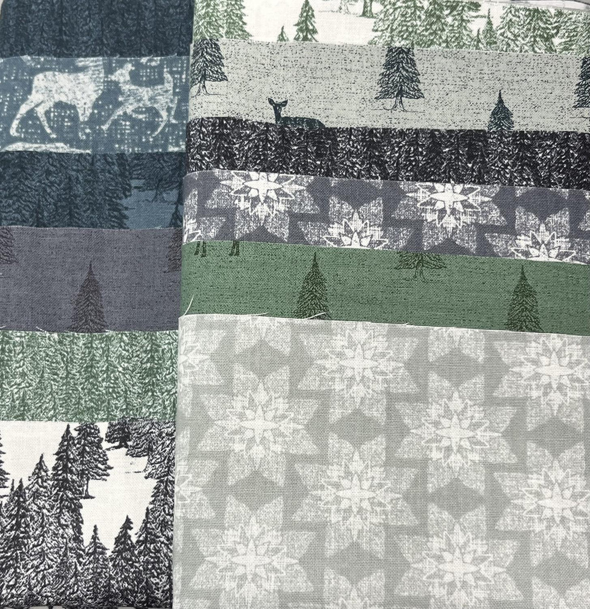 Jazzy Gems 12 Fat Quarter Bundle – Off the Rails Quilting