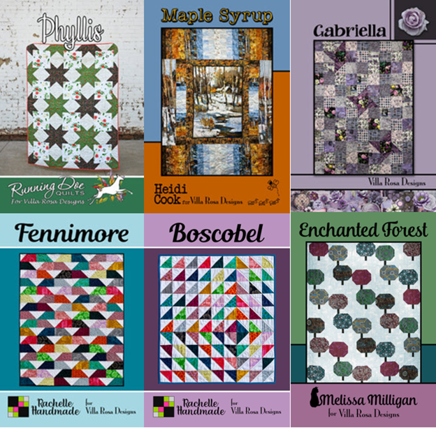 October Villa Rosa Pattern Bundle *Digital Download* – Off the Rails ...