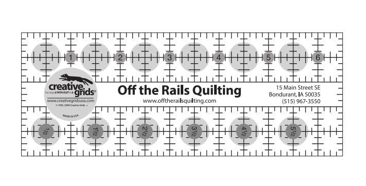 Large B2 Clearly Perfect Slotted Trimmer – Off the Rails Quilting