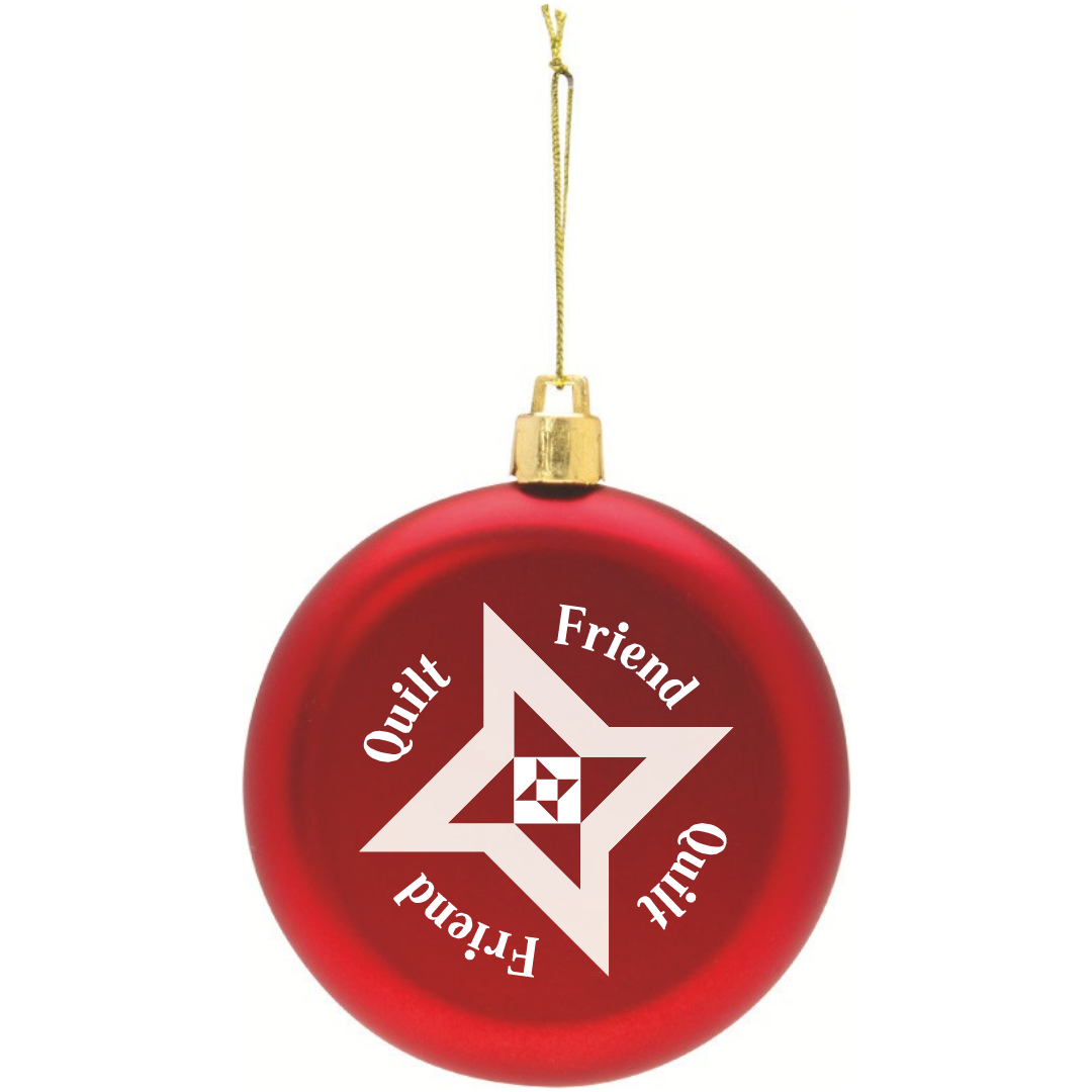 Red Off the Rails Ornament – Off the Rails Quilting