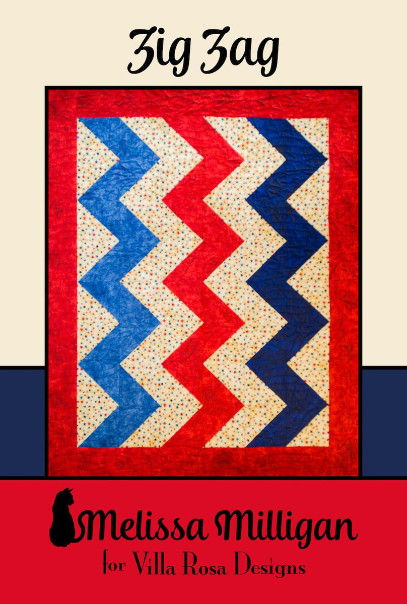 Zig Zag by Melissa Milligan *Digital Download* – Off the Rails Quilting