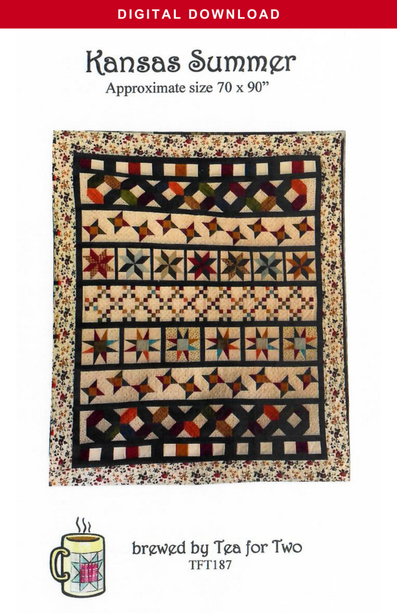 Kansas Summer Digital Download – Off the Rails Quilting