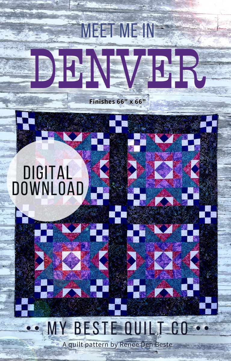 Meet Me in Denver - Digital Download – Off the Rails Quilting