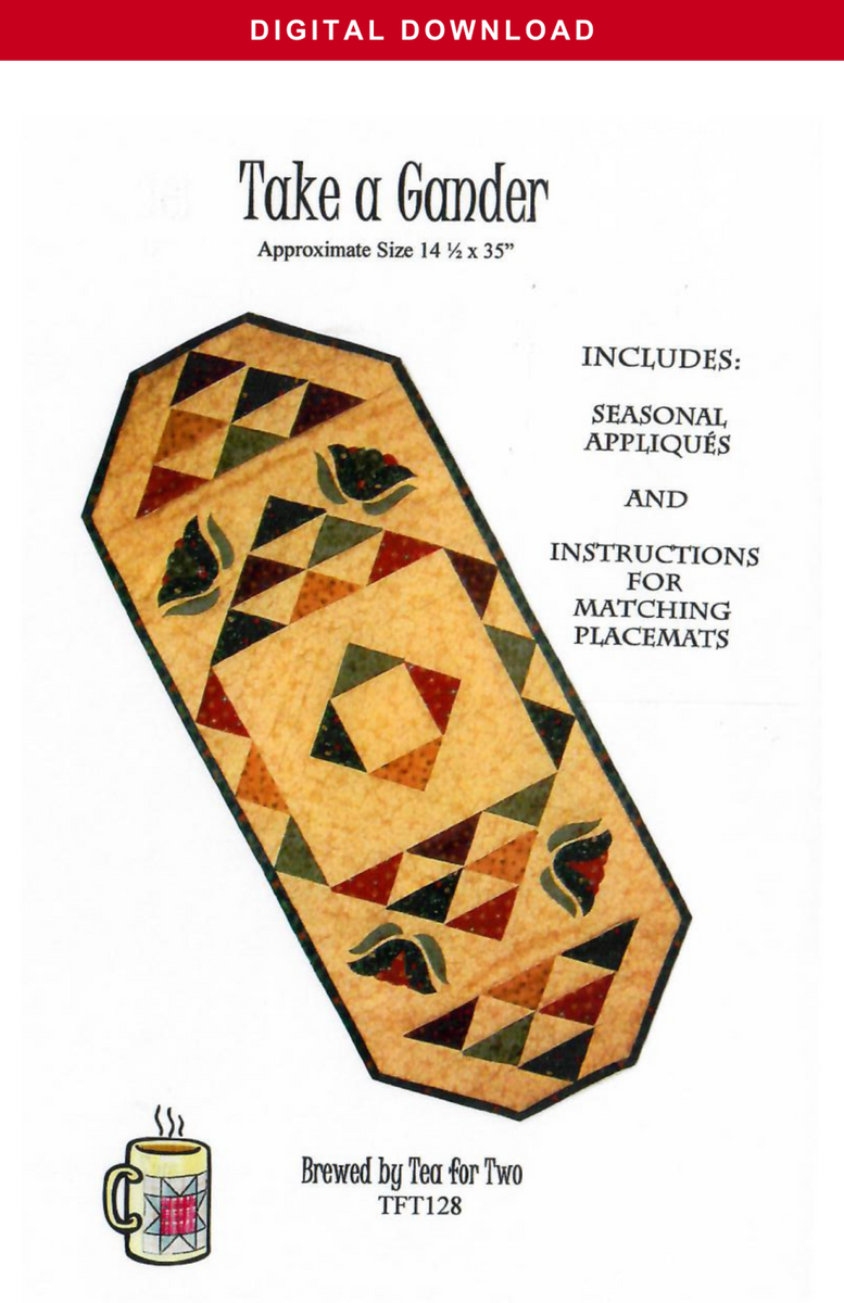 Take a Gander Digital Download – Off the Rails Quilting